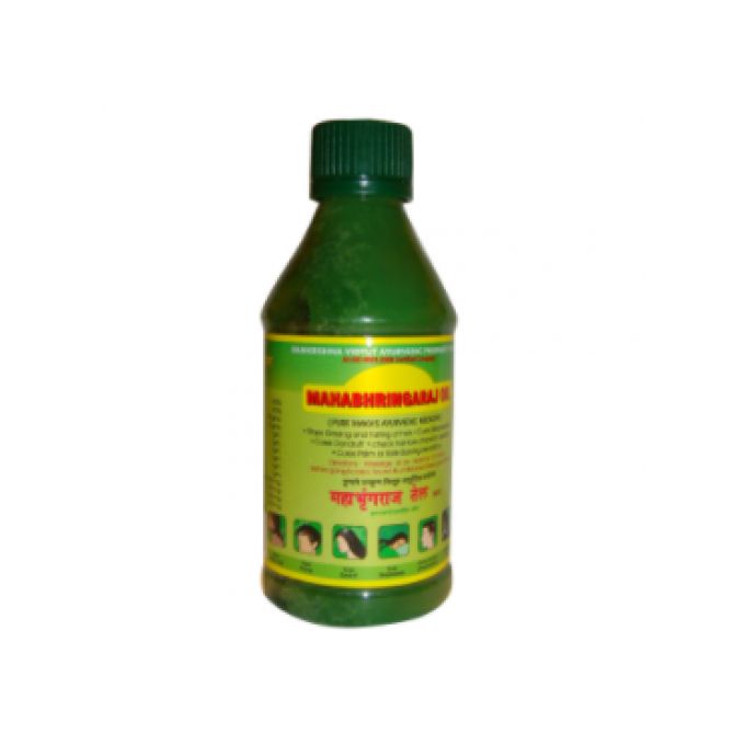 Mahabhringaraj Oil Pure Maka Ayurvedic Medicine Oil – 200ml @ Best ...