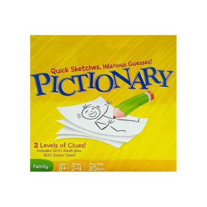 Pictionary Quick Sketches & Hilarious Guesses Board Game