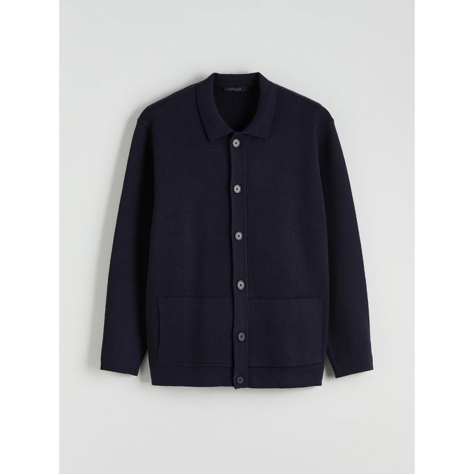 Standard Fit Polo Neck Men's Knitwear Cardigan - LC Waikiki